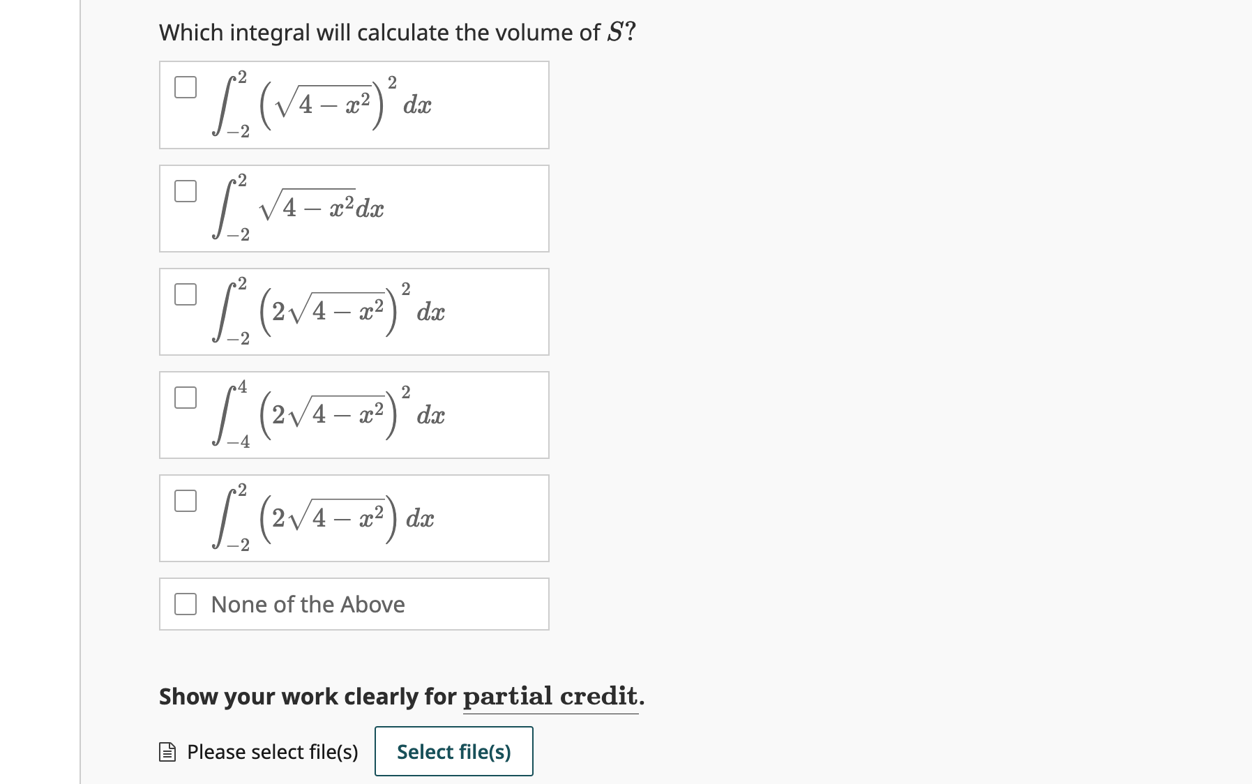 Solved Consider the solid S whose base is bounded by the | Chegg.com