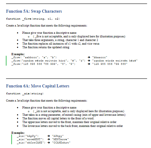 Solved Hey, I have the following functions in Javascript, I | Chegg.com