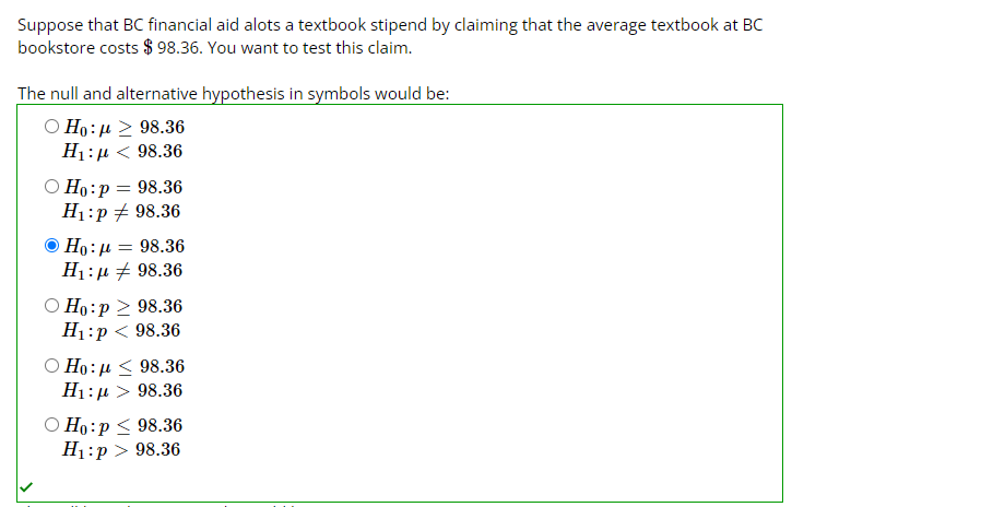 Solved Suppose that BC financial aid alots a textbook | Chegg.com