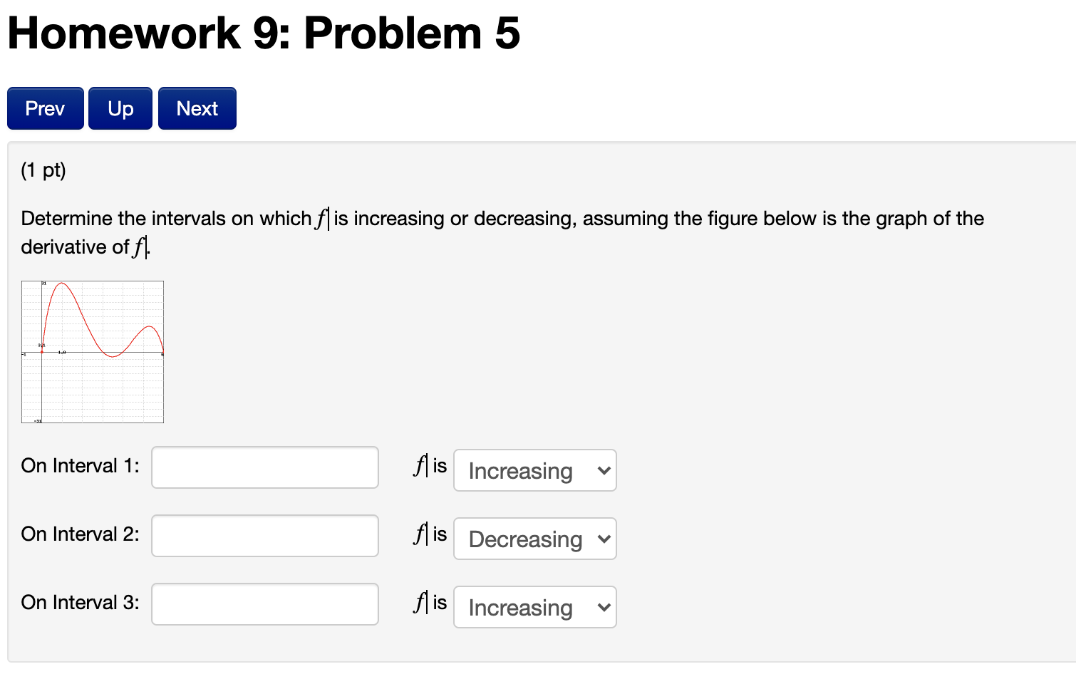 Solved Homework 9: Problem 3 Prev Up Next (1 pt) Graphs A | Chegg.com