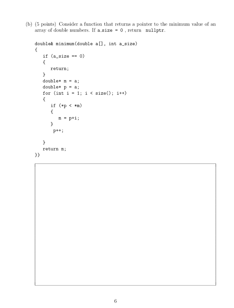 Solved 2. Rewrite the entire code snippet shown in each part | Chegg.com