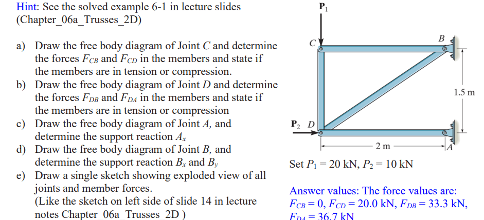 Solved P Hint: See the solved example 6-1 in lecture slides | Chegg.com