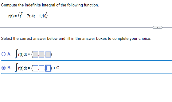 Solved Compute the indefinite integral of the following | Chegg.com