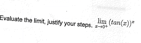 Solved Evaluate the limit, justify your steps, | Chegg.com