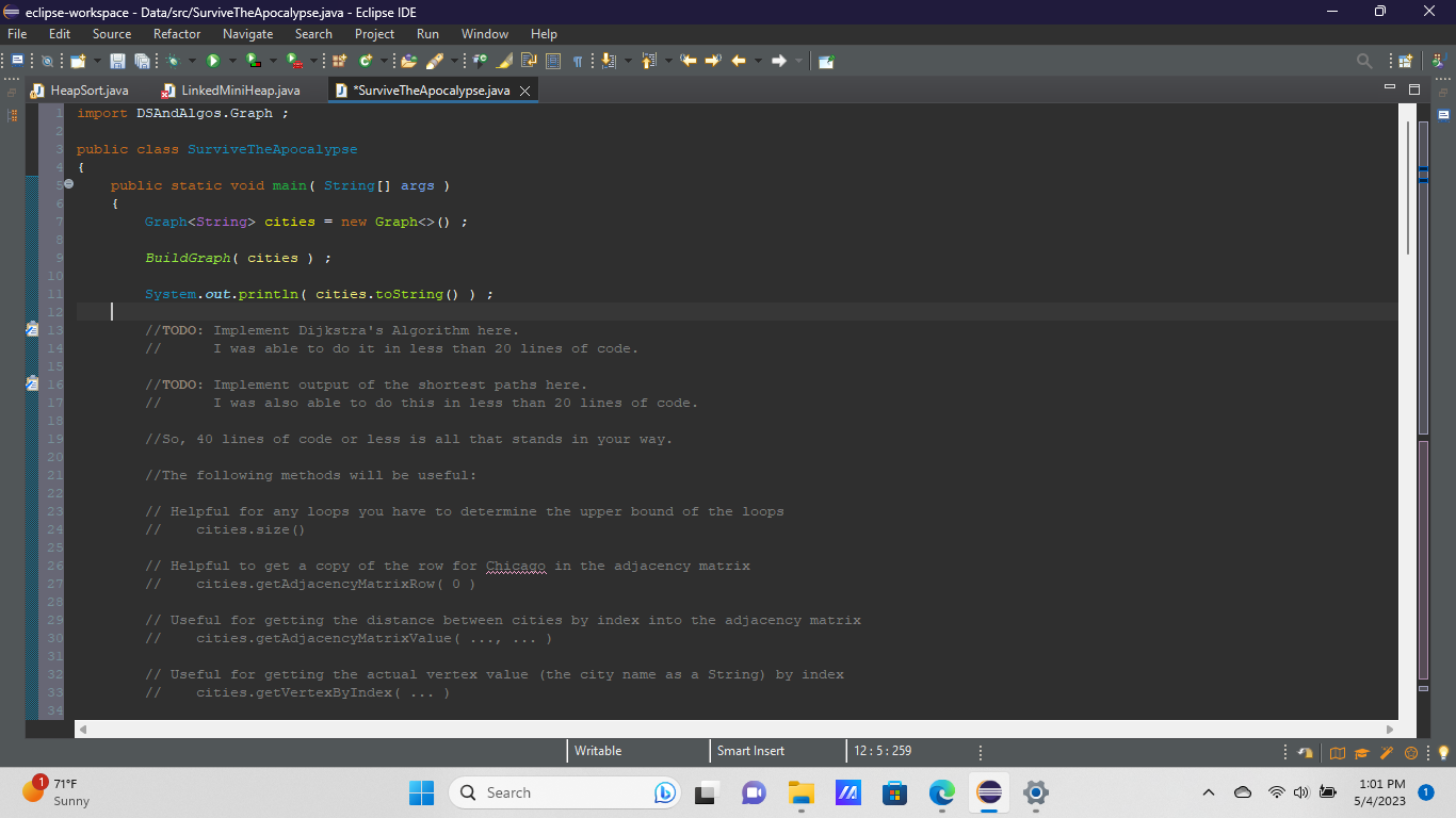 Solved /TODO: Implement Dijkstra's Algorithm here.// I was | Chegg.com Solved /TODO: Implement Dijkstra's Algorithm here.// I was | Chegg.com