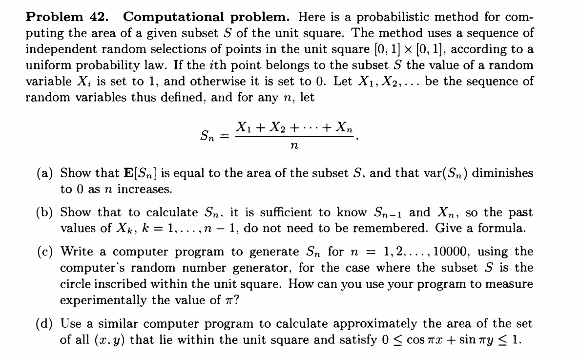 Problem 42. Computational problem. Here is a | Chegg.com