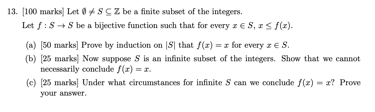 Solved Discrete Mathematics.I would like a clear | Chegg.com