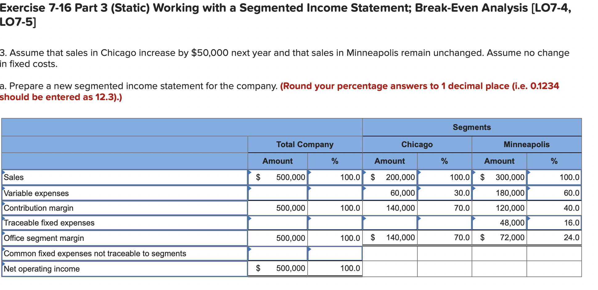 Solved Required information SB Exercise 7-16 through | Chegg.com