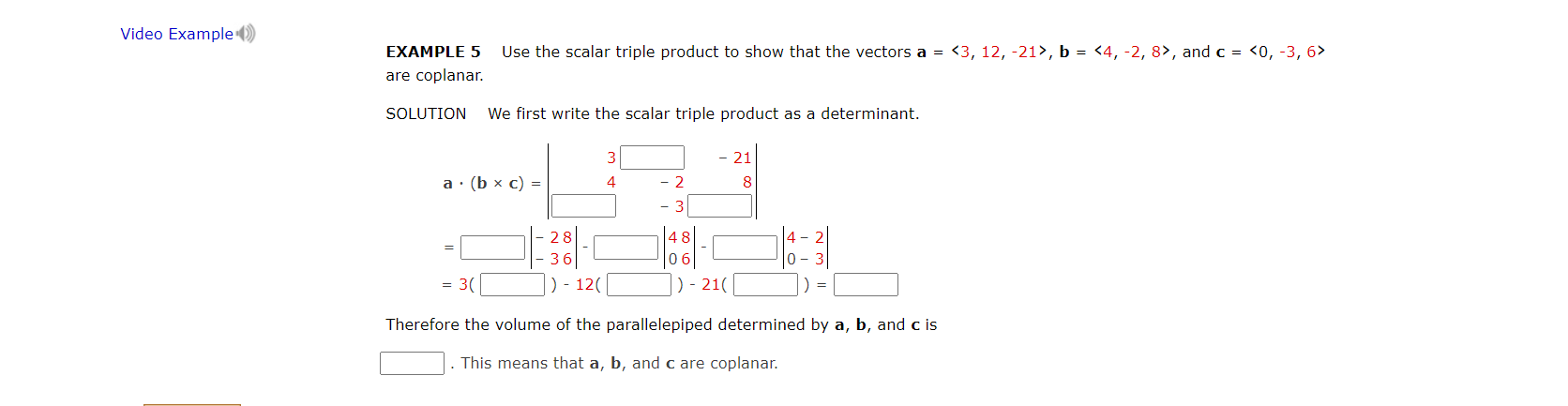Solved EXAMPLE 5 Use the scalar triple product to show that | Chegg.com