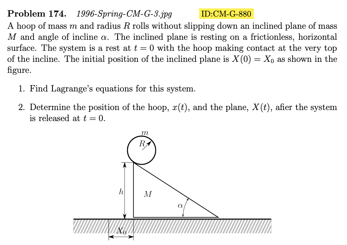 Solved Problem 174. 1996-Spring-CM-G-3.jpg ID:CM-G-880 A | Chegg.com