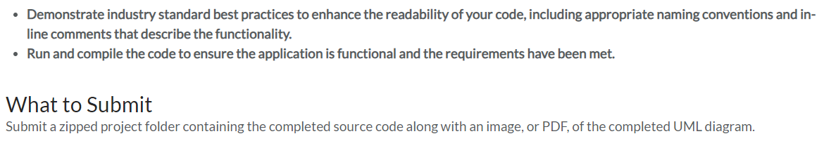 Solved UML Diagram Review the UML diagram provided for a | Chegg.com