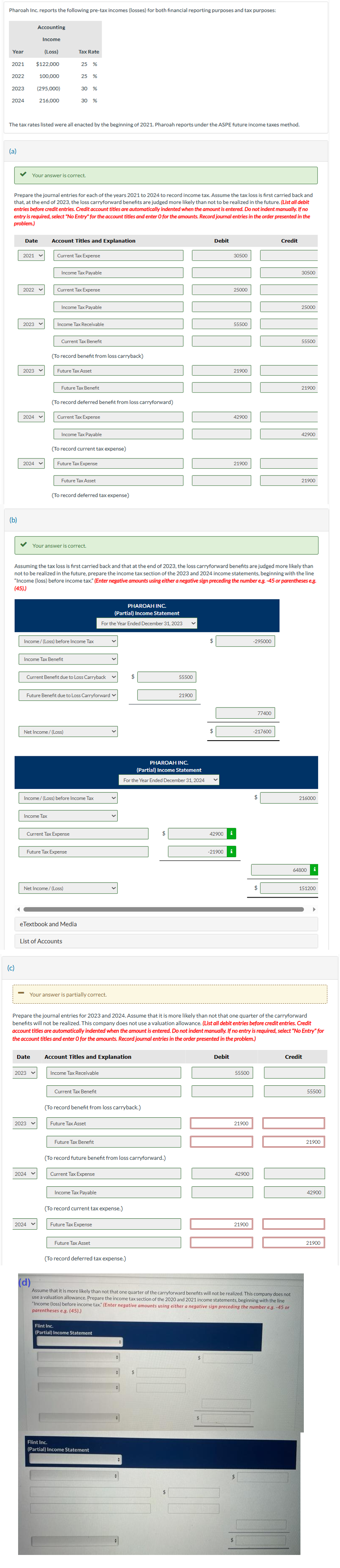 I have solved parts a and b, and partially part c. | Chegg.com