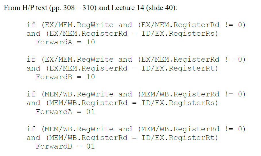Solved From H/P text (pp. 308 – 310) and Lecture 14 (slide | Chegg.com
