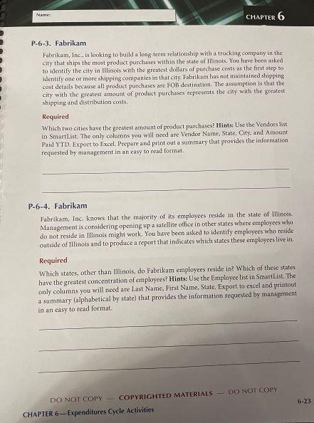 Assignments Part Ii Problems And Reports Printouts 