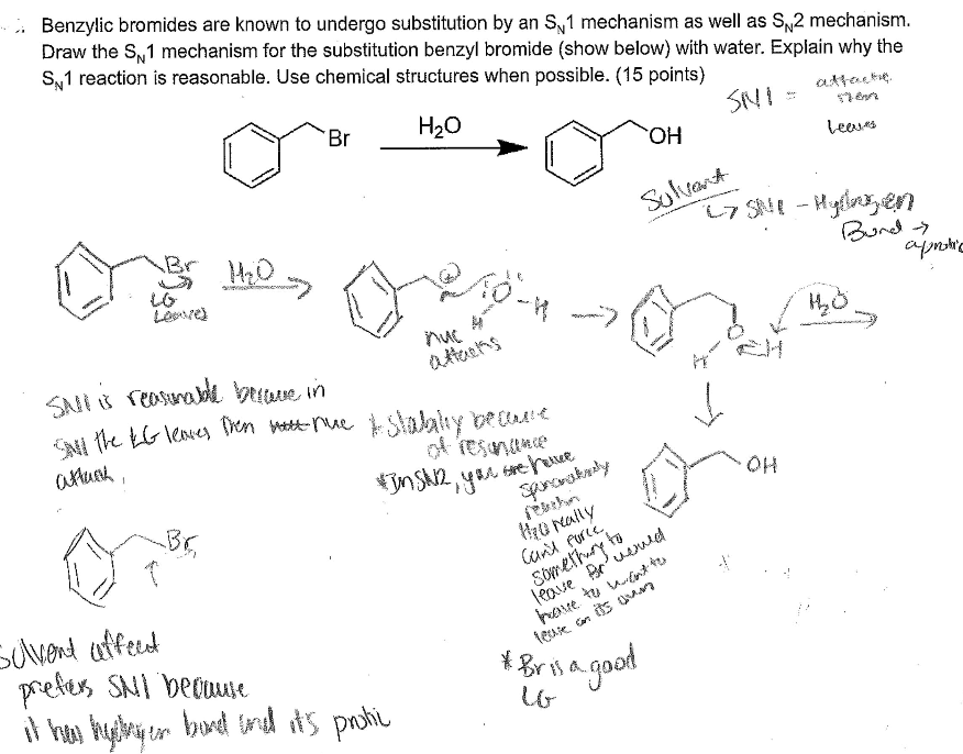 Solved .. Benzylic bromides are known to undergo | Chegg.com