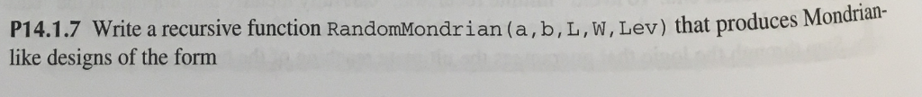 Write a matlab script that draws a Mondrian painting | Chegg.com