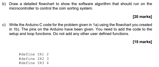 Solved How the coin sorting system will work: The coin | Chegg.com