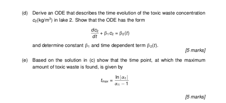 Solved 2. Two lakes are interconnected by a river. Lake 1 | Chegg.com