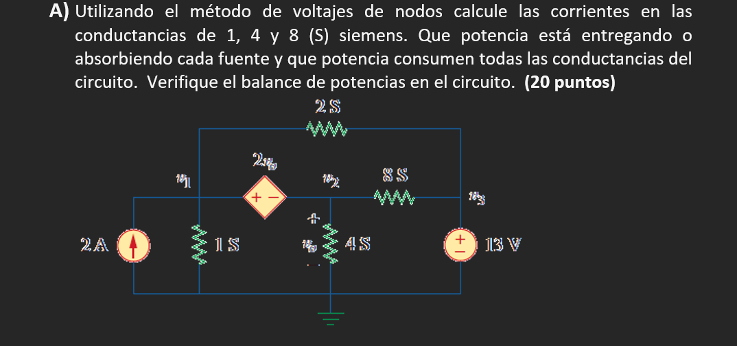Solved Using the node voltage method, calculate the currents | Chegg.com