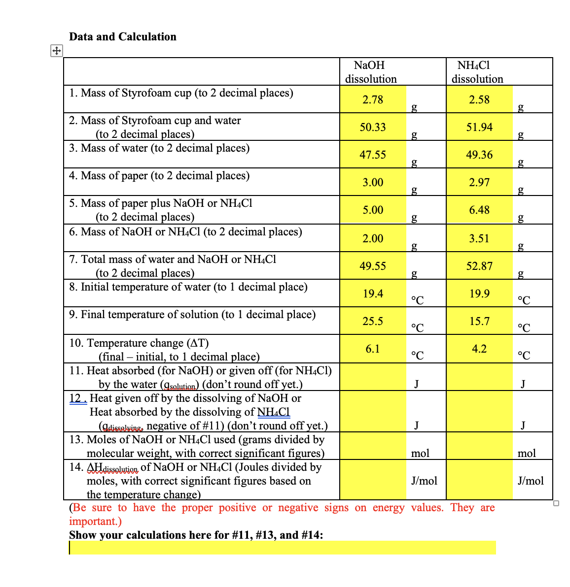 Solved Data and Calculation \begin{tabular}{|c|c|c|c|c|} | Chegg.com Solved Data and Calculation \begin{tabular}{|c|c|c|c|c|} | Chegg.com