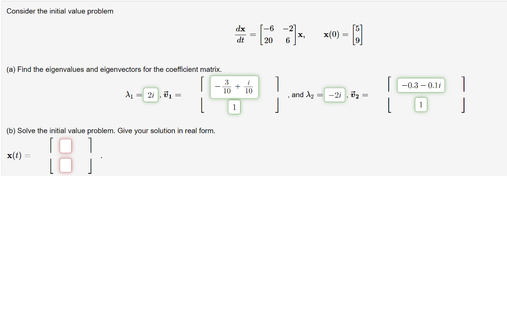 Solved Consider the initial value problem | Chegg.com