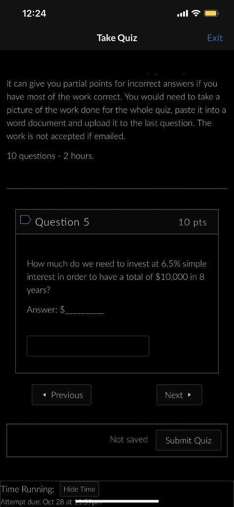 Solved it can give you partial points for incorrect answers | Chegg.com