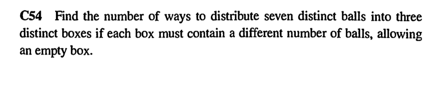Solved C54 Find the number of ways to distribute seven | Chegg.com