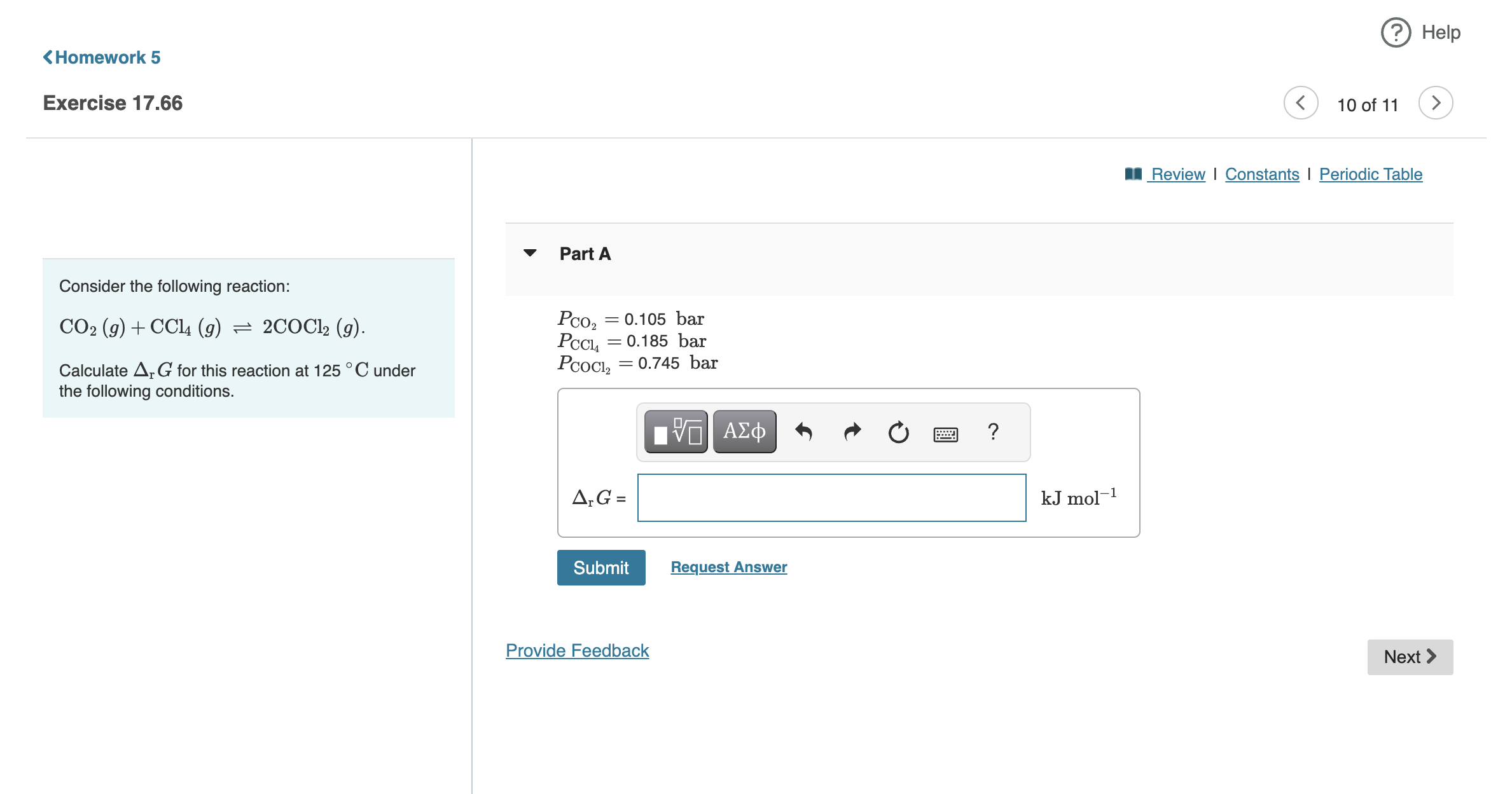 Solved Exercise 17.66Consider the following | Chegg.com