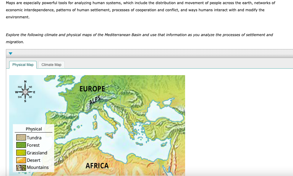 [Solved]: Maps are especially powerful tools for analy