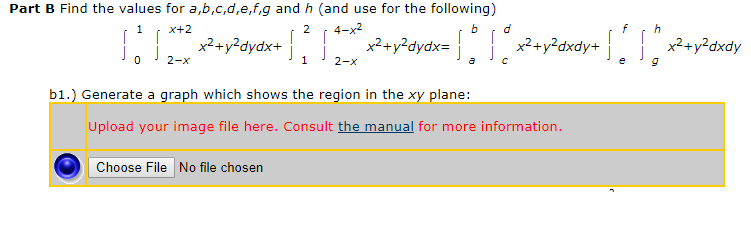 Solved Part B Find the values for a,b,c,d,e,f.g and h (and | Chegg.com