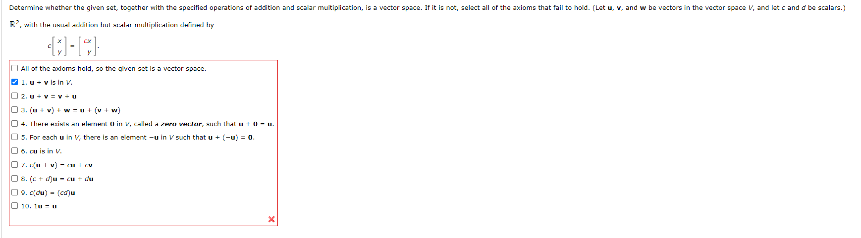 Solved Determine whether the given set, together with the | Chegg.com