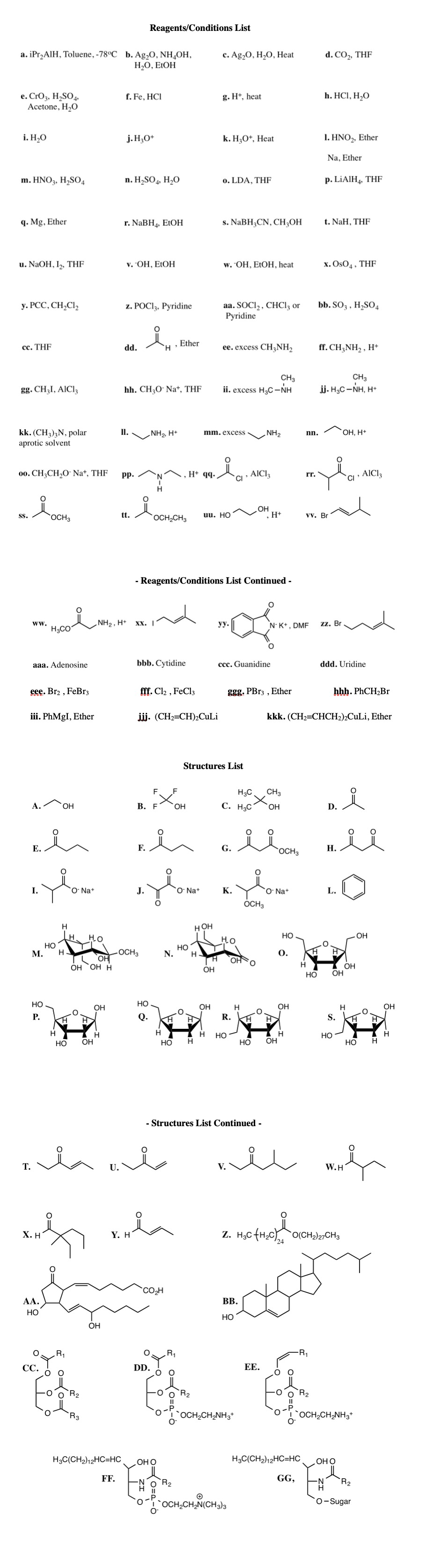 Solved 1. Of the hexose structures in the structures list, | Chegg.com