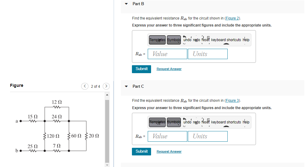 Solved Find the equivalent resistance Rab for the circuit | Chegg.com