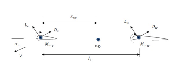 Analyze the canard-wing combination shown below | Chegg.com