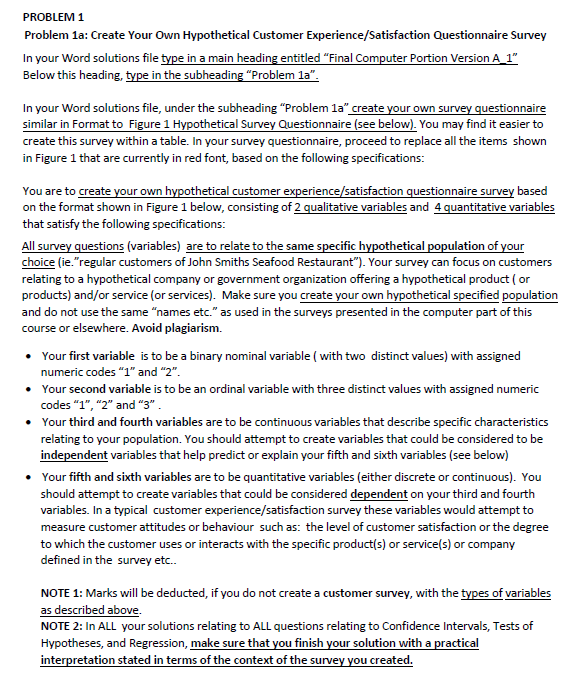 Solved PROBLEM 1 Problem 1a: Create Your Own Hypothetical | Chegg.com
