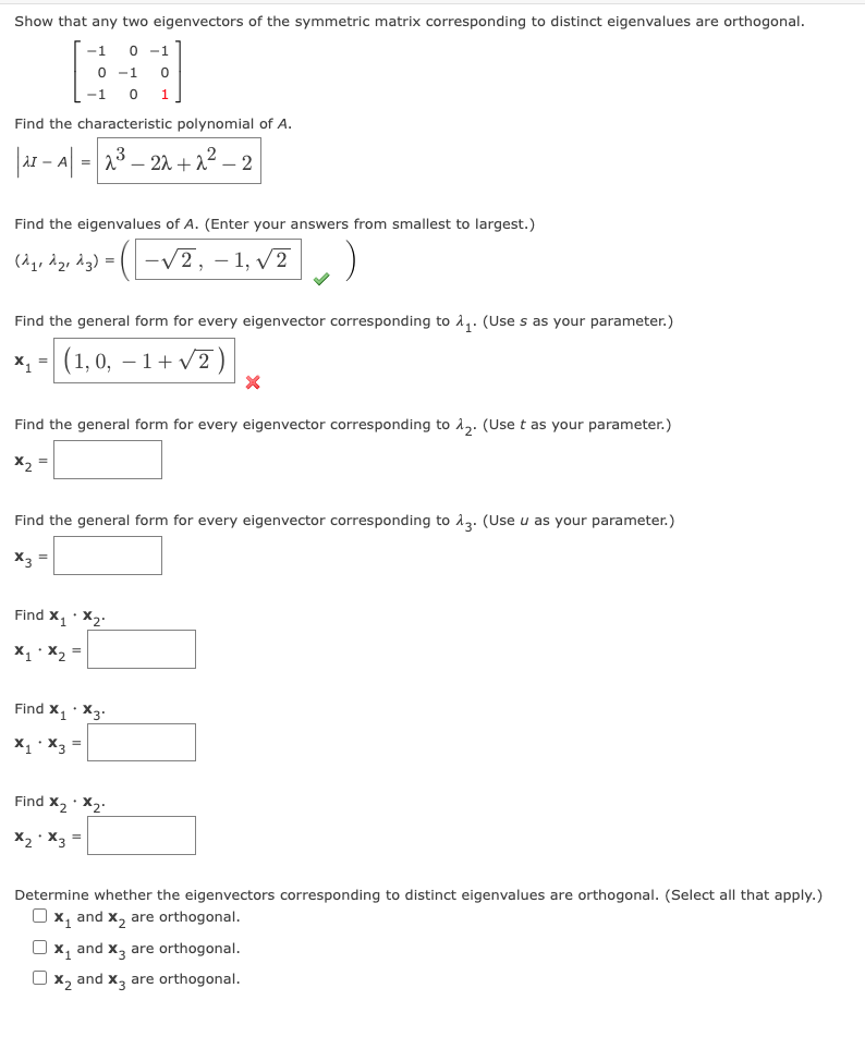 Solved Find the Euclidean inner product u⋅v. | Chegg.com