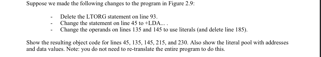Solved BASE COMP WRREC CLOOP 0026 410105D +JSUB 행 Loc 원시문 | Chegg.com