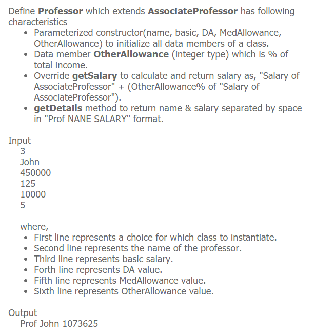 Solved Implement inheritance using Faculty class Define a | Chegg.com