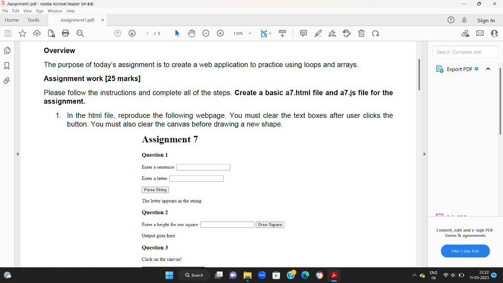 Solved The purpose of today's assignment is to create a web | Chegg.com