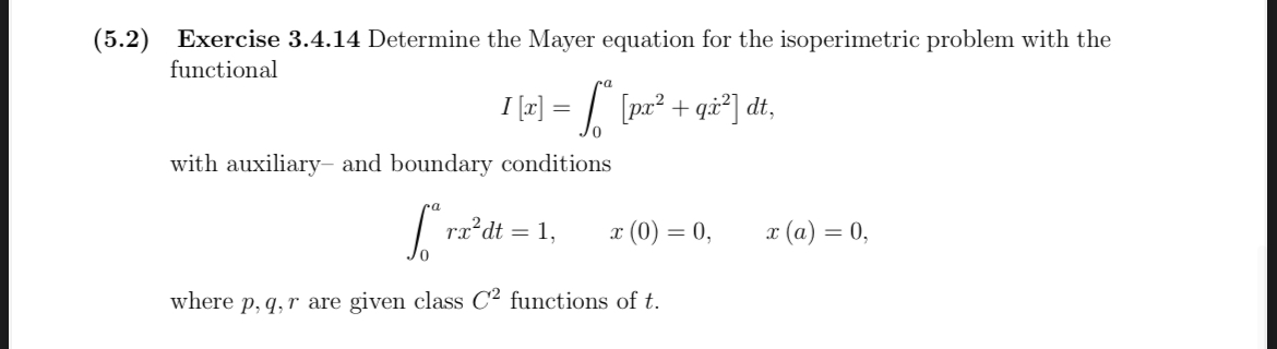 Solved (5.2) ﻿Exercise 3.4.14 ﻿Determine the Mayer equation | Chegg.com