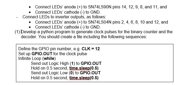 Solved Need help making a python program to generate clock | Chegg.com