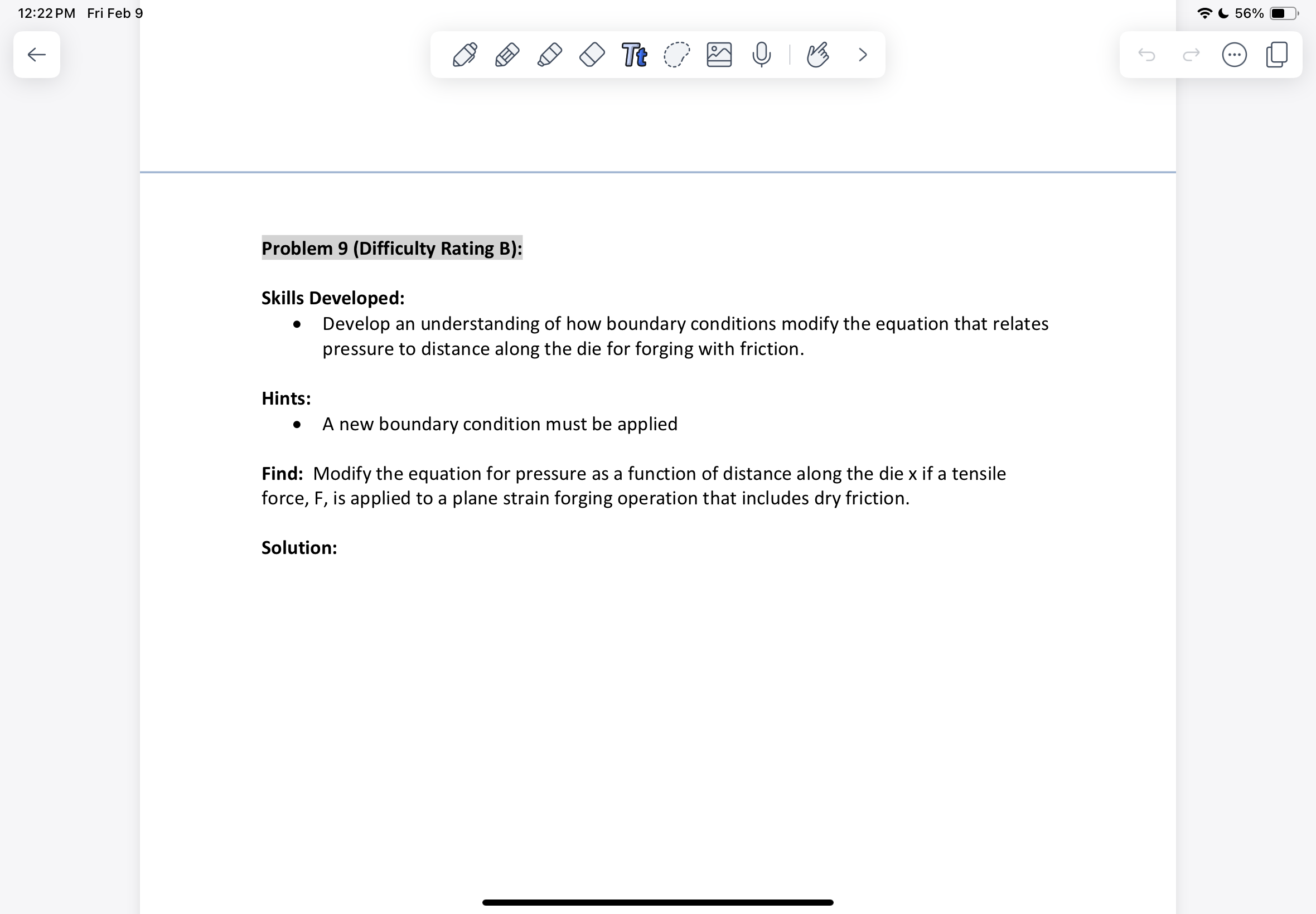 Solved Problem 9 (Difficulty Rating B):Skills | Chegg.com