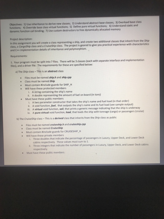 Solved E To Derive New Classes 2 Understand Abstract Base 5836