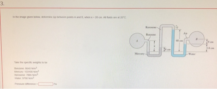 Solved 3. in the image given below, determine &p between | Chegg.com