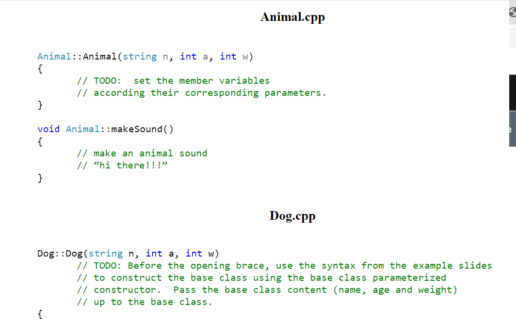 Solved C++ Due 9/23/2019 2:20pm EDT .Please submit even if | Chegg.com