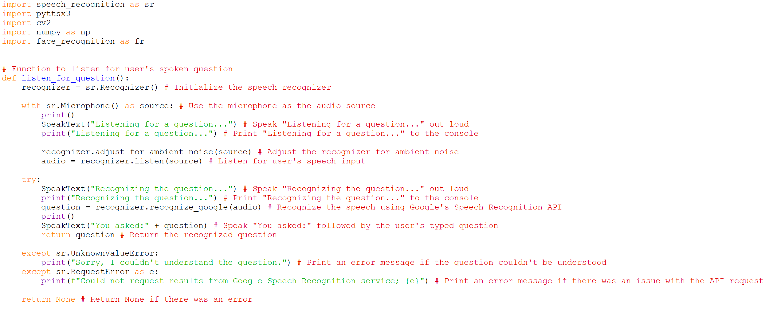 Solved Create an ARCHITECTURE DIAGRAM for this python code | Chegg.com