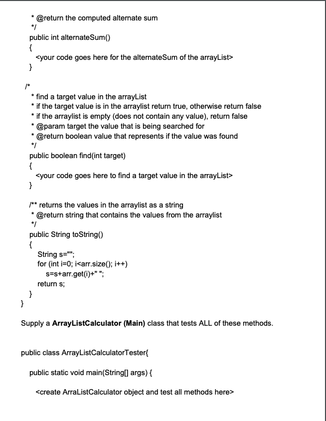 Solved Directions: The following Java problem(s) are | Chegg.com