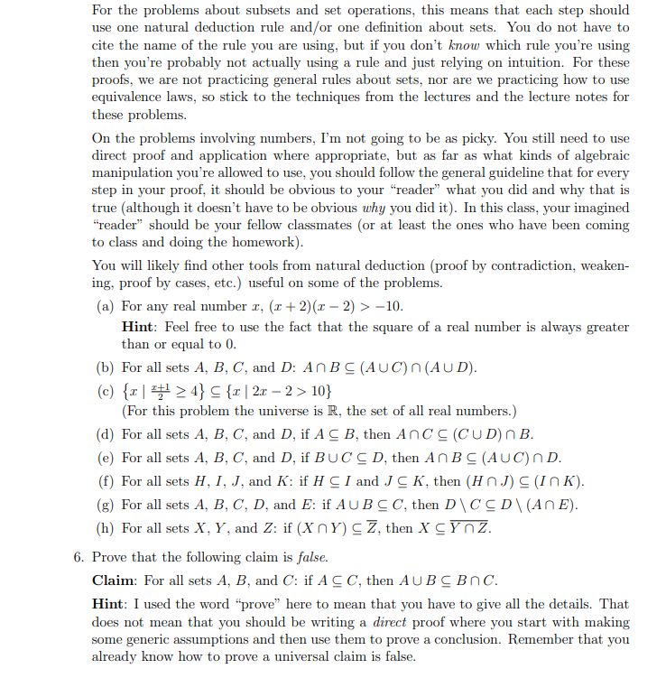 Solved For problems 1-4, use the following definitions: | Chegg.com
