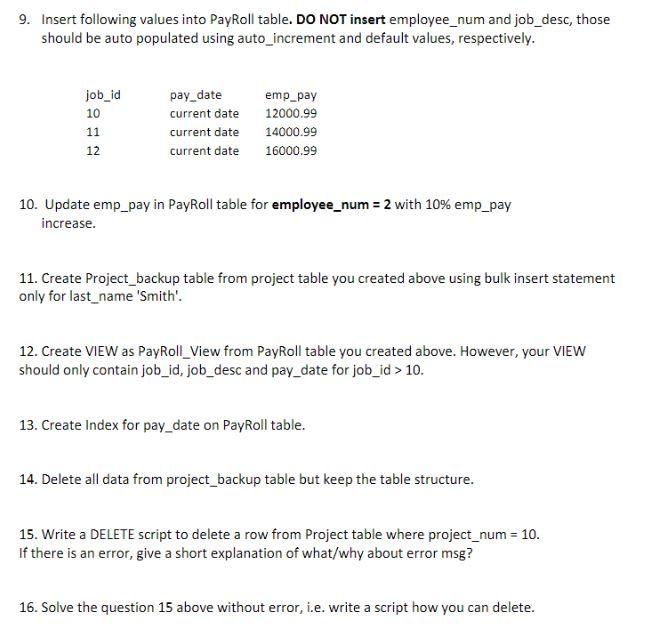 Solved (I need help with hands-on practice in working with | Chegg.com