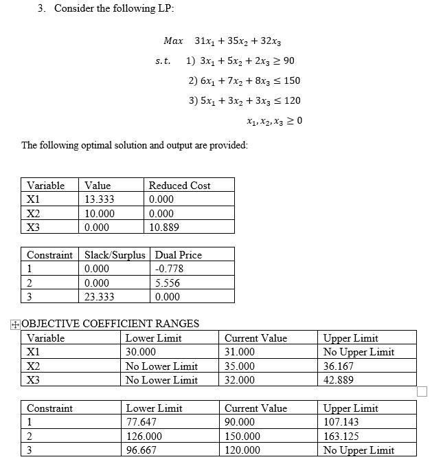 Solved Which constraints are binding?What would happen if | Chegg.com